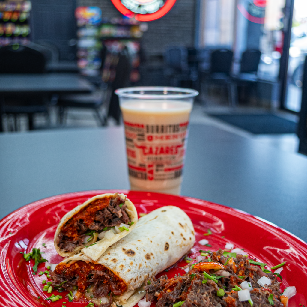 Mesa Menu - Cazares Burritos